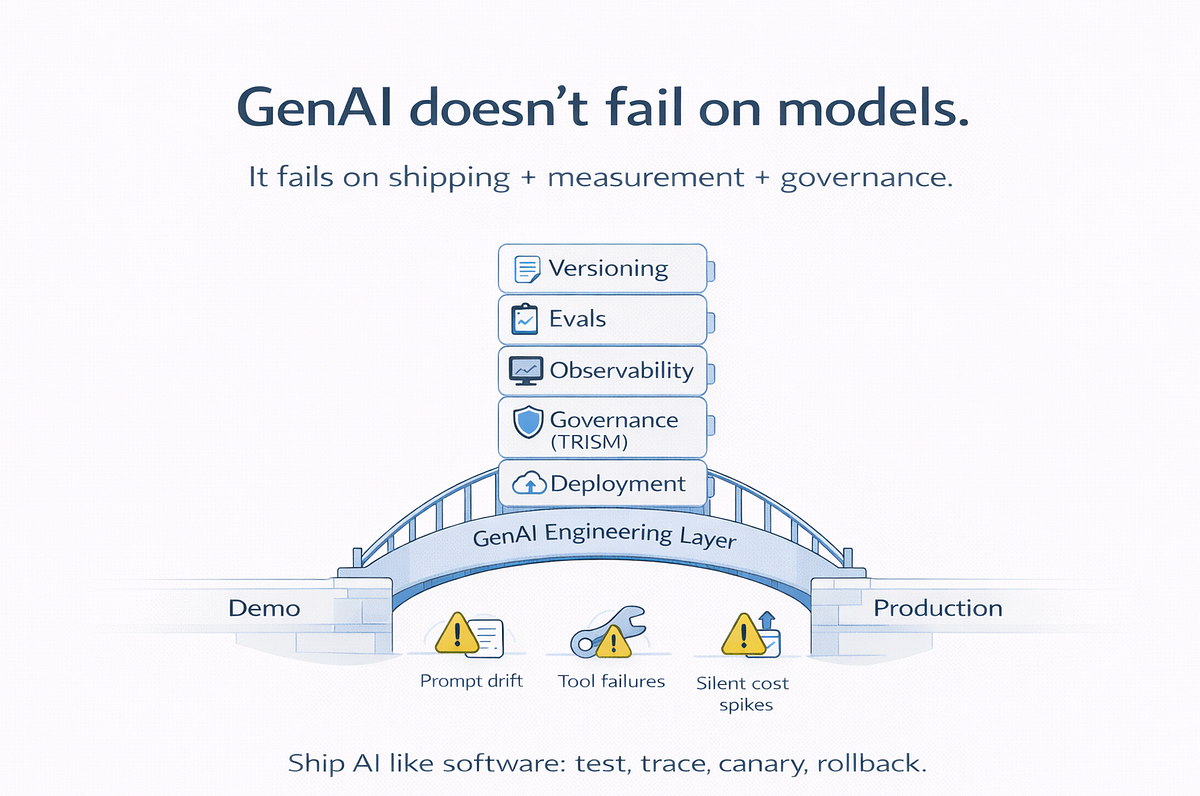 [Part.4] The GenAI Engineering Layer — Evals, Observability, TRiSM, and ...