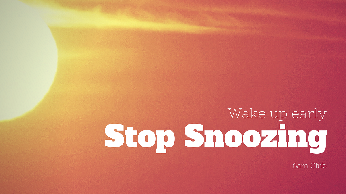 6 Easy Tips to Avoid Hitting That Snooze Button | by Louis John | Medium