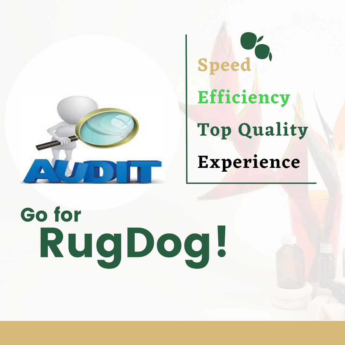 AUDIT WITH RUG DOG: CHOOSE QUALITY - Mfoniso Akpabio - Medium