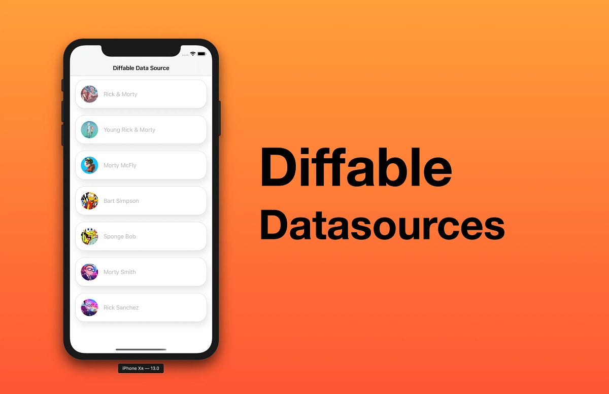 DiffableDataSource in UITableView | by Asadullah Pranto | Medium