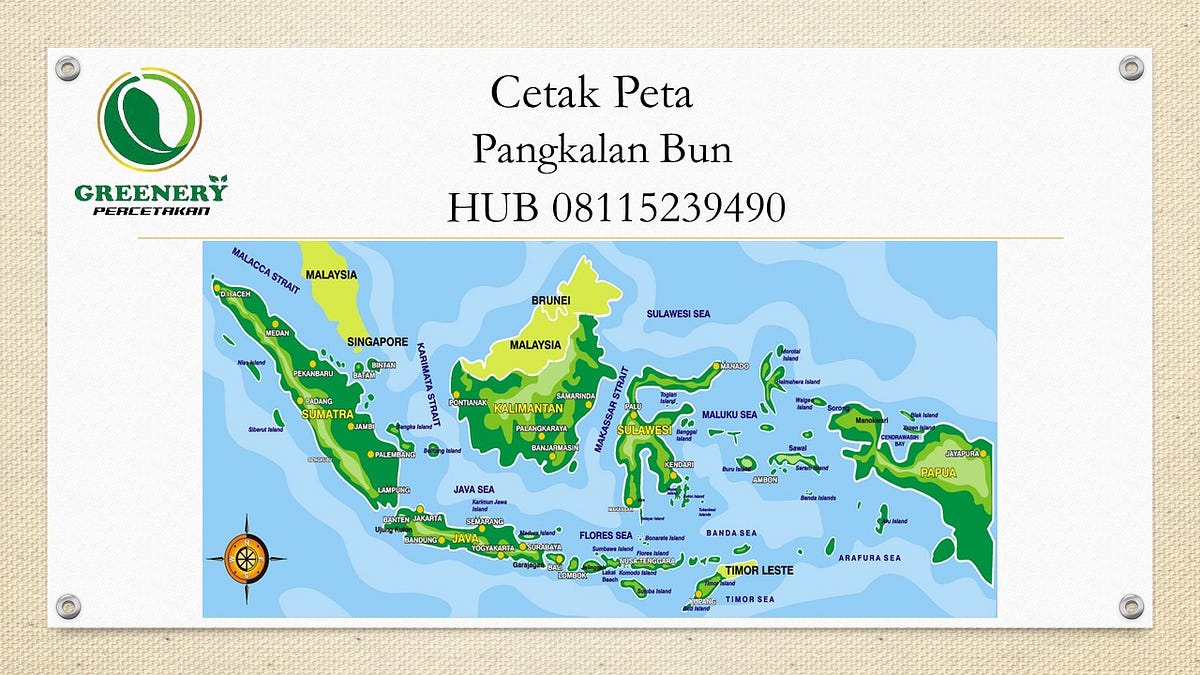 WA 0811 5239 490 Cetak peta di Pangkalan Bun | by Sintagreenery | Medium