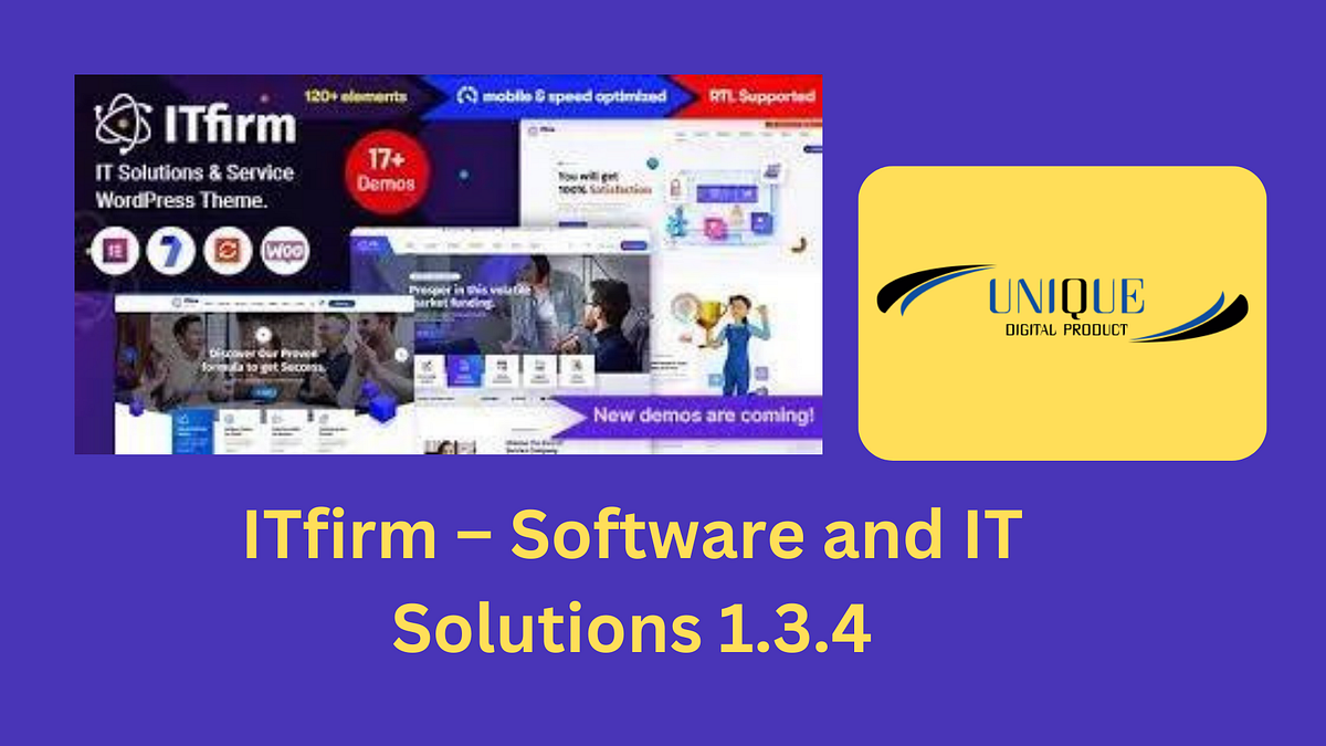 ITFirm — Software and IT Solutions 1.3.4 | by Uniquedigitalproduct | Dec, 2023 | Medium