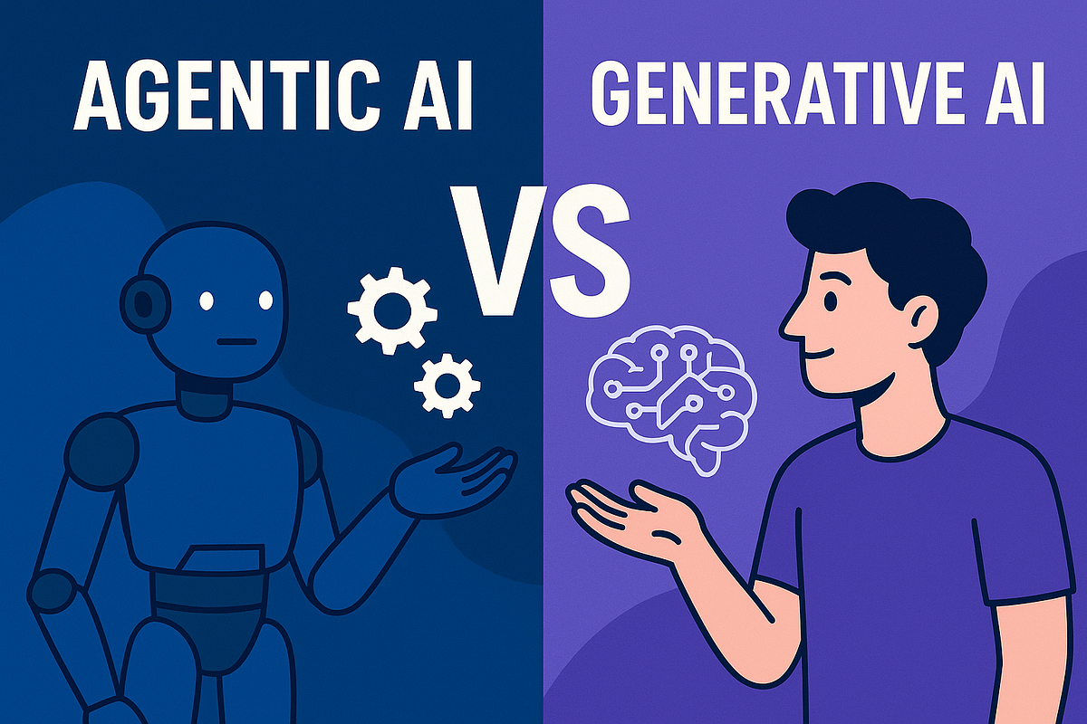 Agentic AI vs Generative AI: What’s the Real Difference? | by Aziro ...
