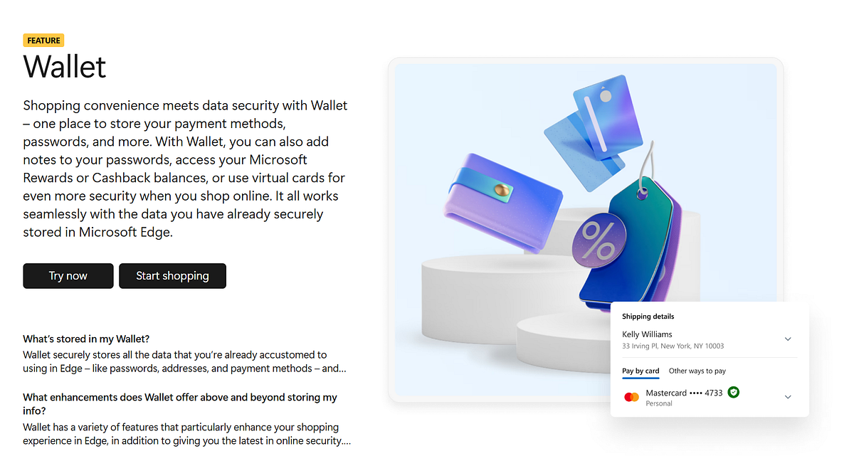 Microsoft Wallet in Edge is Changing: Here’s What’s Coming | VBM | by Marcus Spencer | Vertical ...