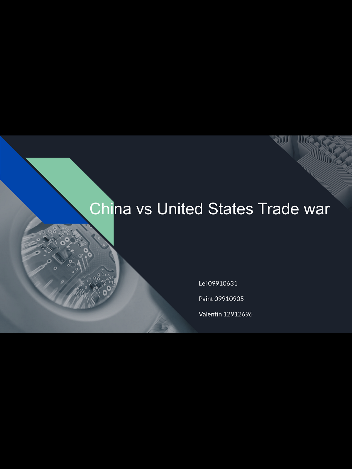 China- United States Trade War presentation - Discussions & Debates ...