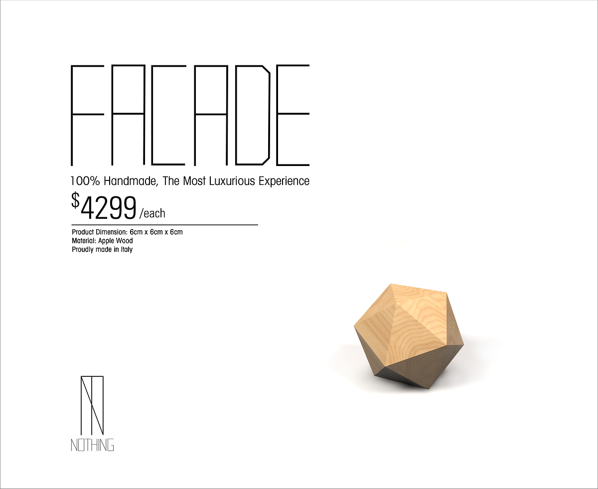 NoThing: A Luxury Brand. Graphic Design June-August, 2017… | by Chris ...