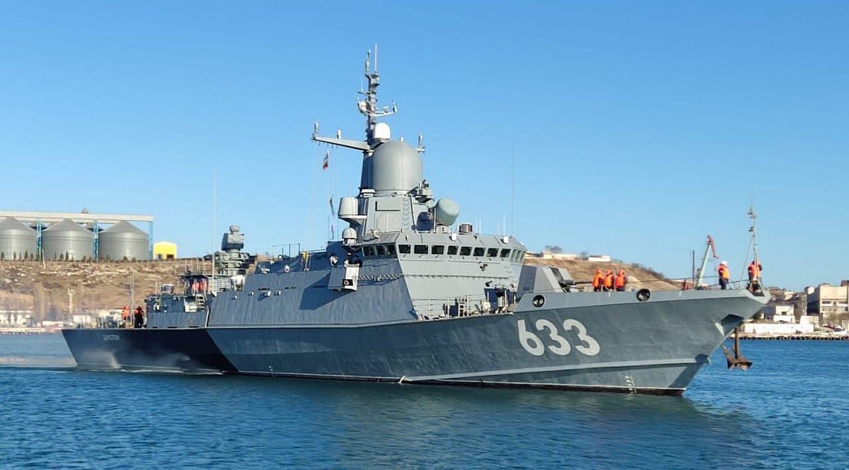 Russian Corvette Tisklon Sunk by Ukrainian Forces | by Bogdan Maftei 💎 ...