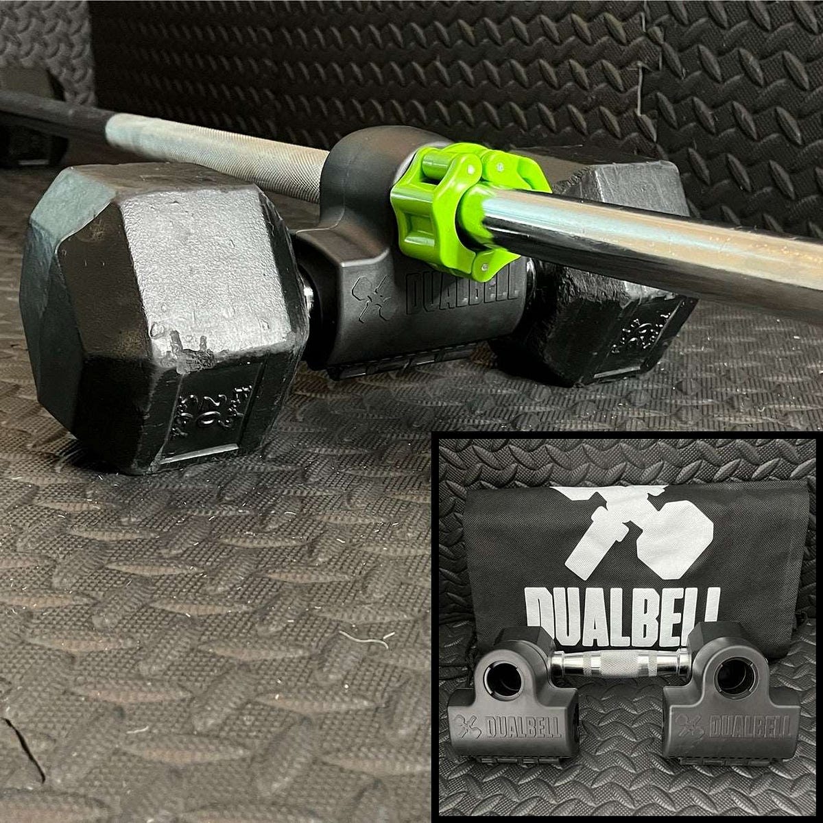 Efficient Dumbbell Bar Connector - Dualbell - Medium