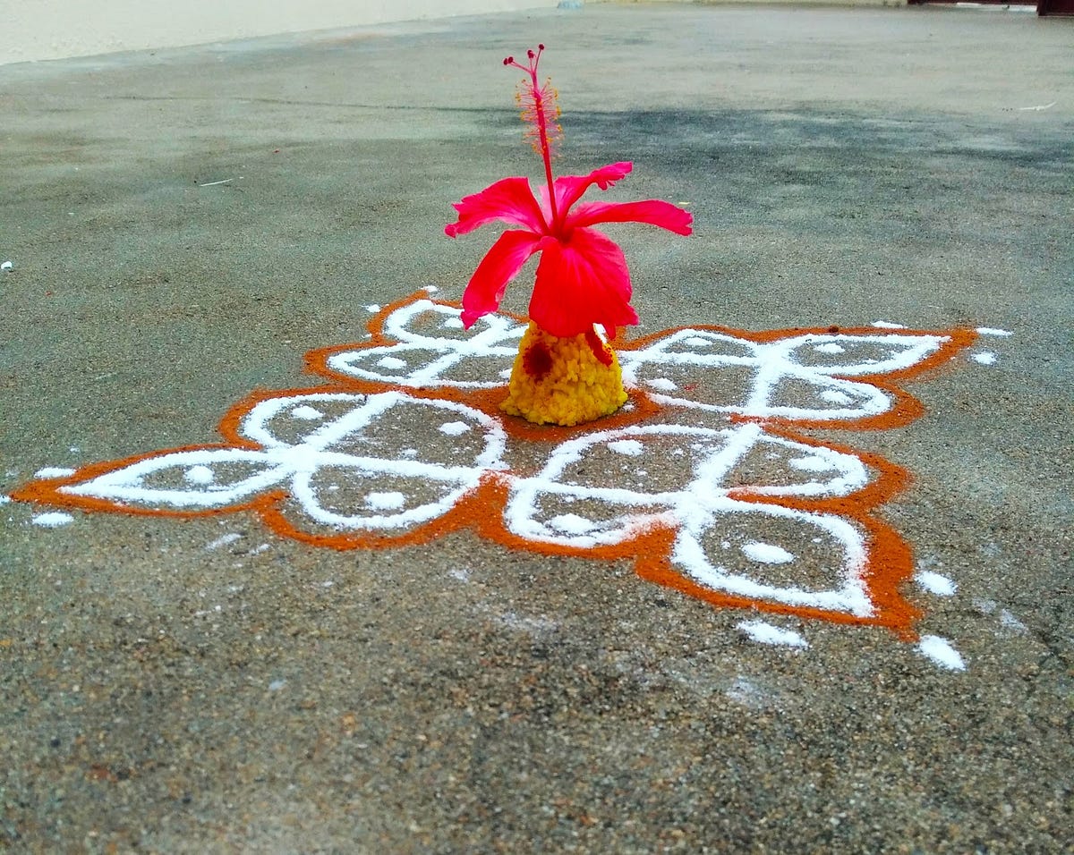 Kolam — The floor art and its types | by Craft Tales by Nirmisu | Medium