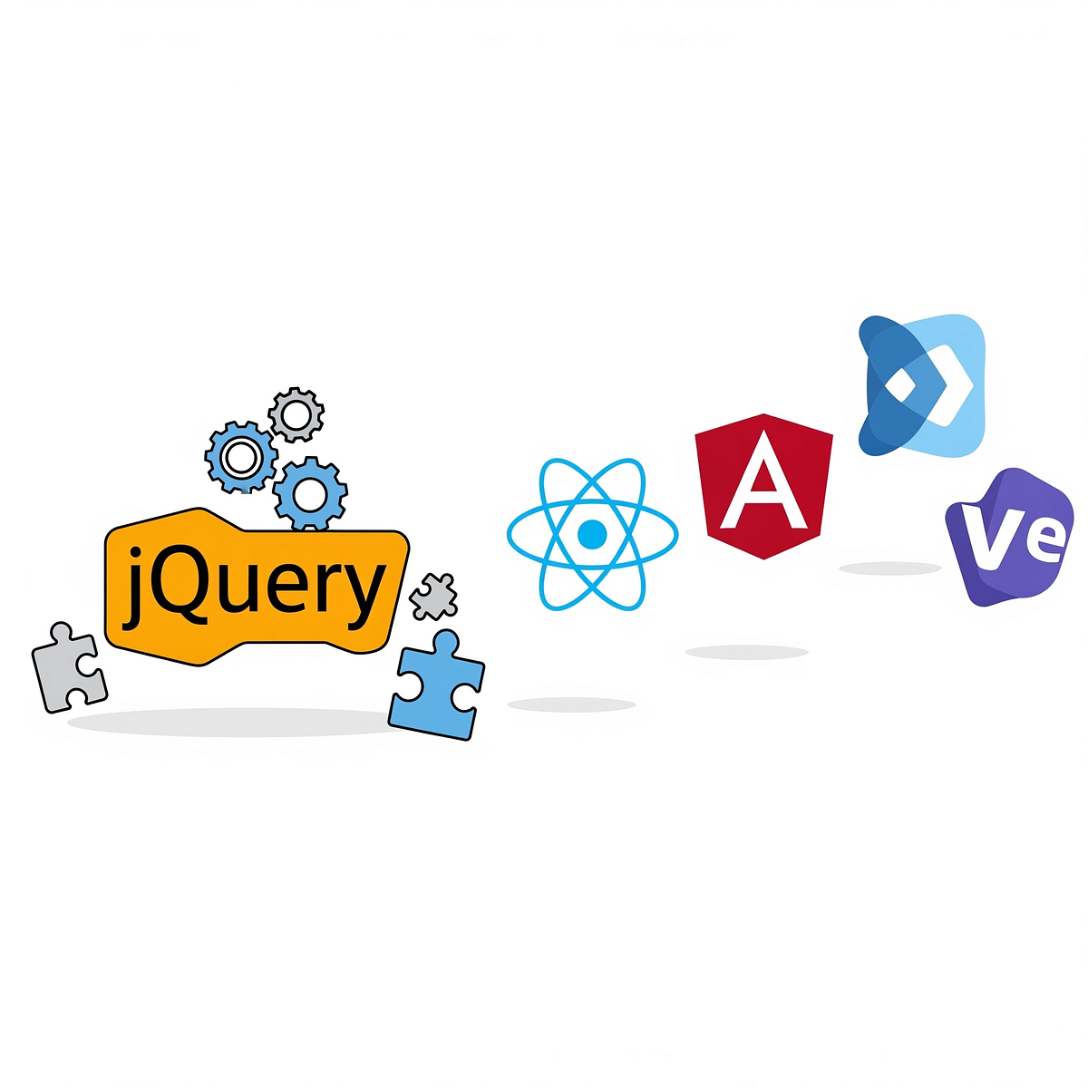 Rise of jQuery & DOM Mastery. The Pre-Framework Era of JS | by The CS Engineer | Jul, 2025 | Medium