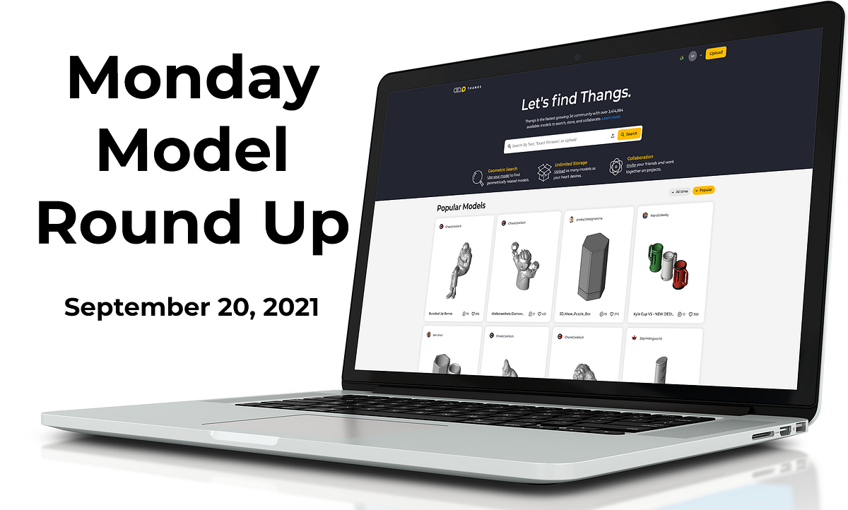 Monday Model Round Up (September 20, 2021) | by Thangs 3D | Thangs3D