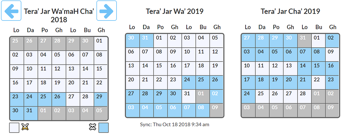An Availability Calendar.. for Klingons!? | by Keith Crosley ...