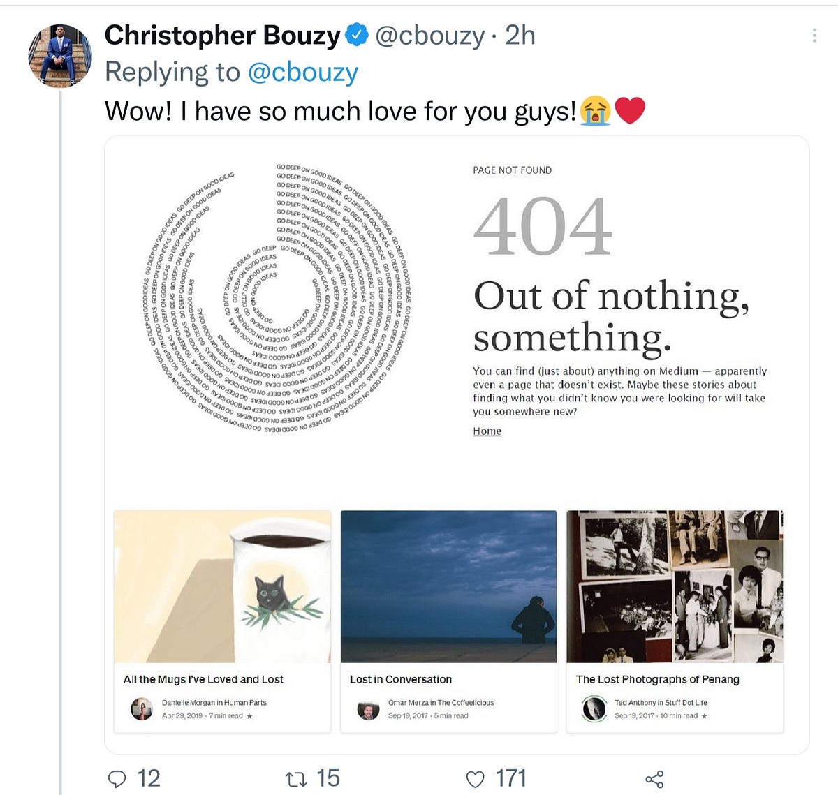 DUKE PANTALAIMON has been taken down by the orders of Christopher Bouzy ...