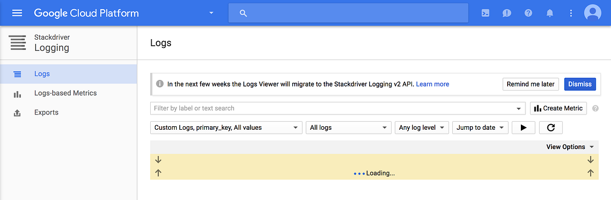 Google Cloud Platform Stackdriver Logging & Monitoring v2 with Docker ...
