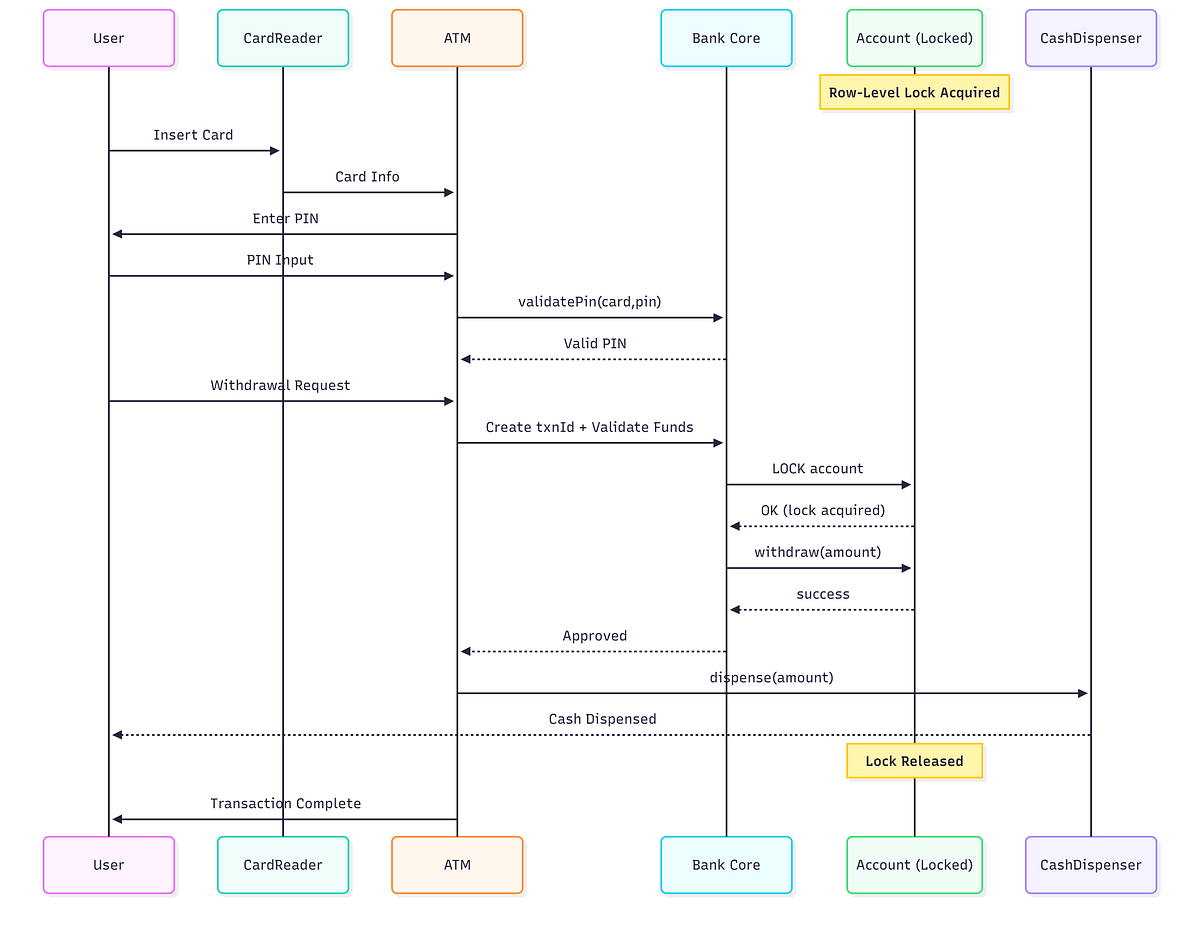 Designing an ATM System — Low Level Design (LLD) | by Ankit Kumar ...