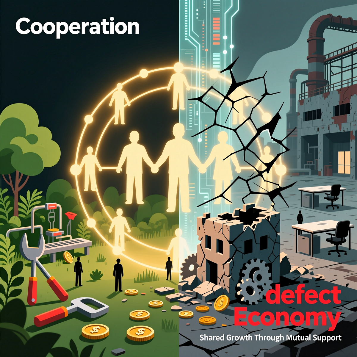 It’s Not You, It’s the Incentives: How “Cooperate” and “Defect” Rule ...
