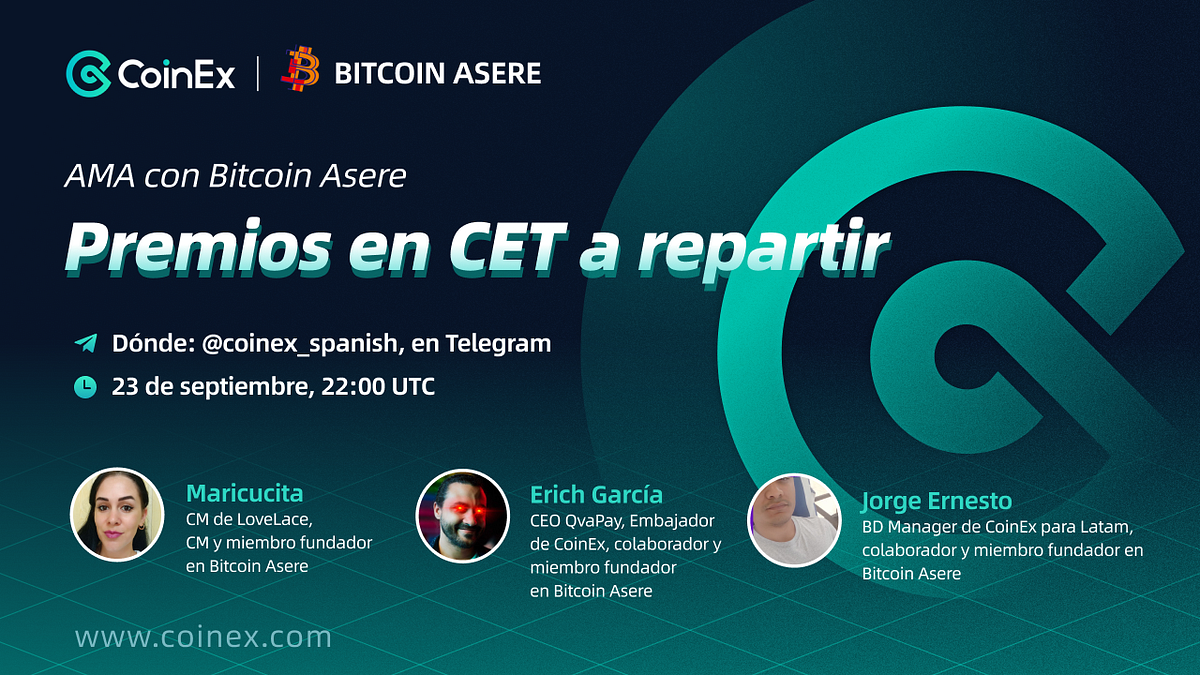 Resumen del AMA con Bitcoin Asere | by CoinEx en Español | Medium