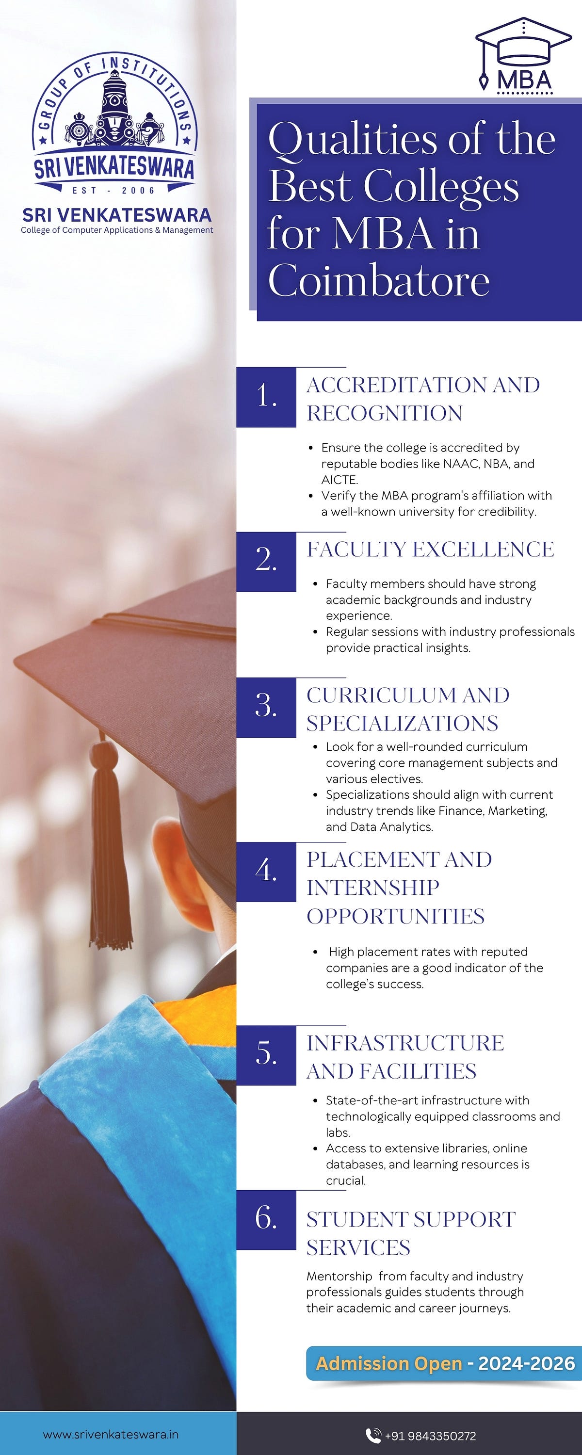 Qualities of theBest Colleges forMBA in Coimbatore - Sri Venkateswara ...