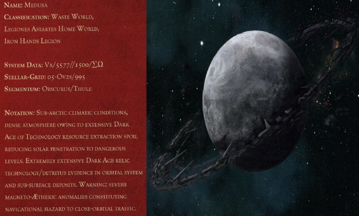 Iron Hands Lore — (Theory-crafting) Medusa was once home to an ancient ...