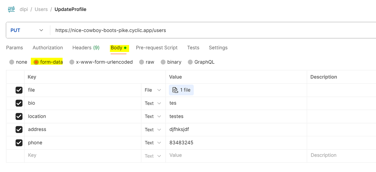 Perbedaan Body Request form-data dan raw JSON di Postman | by Fidaa mustaghfiroh | Medium
