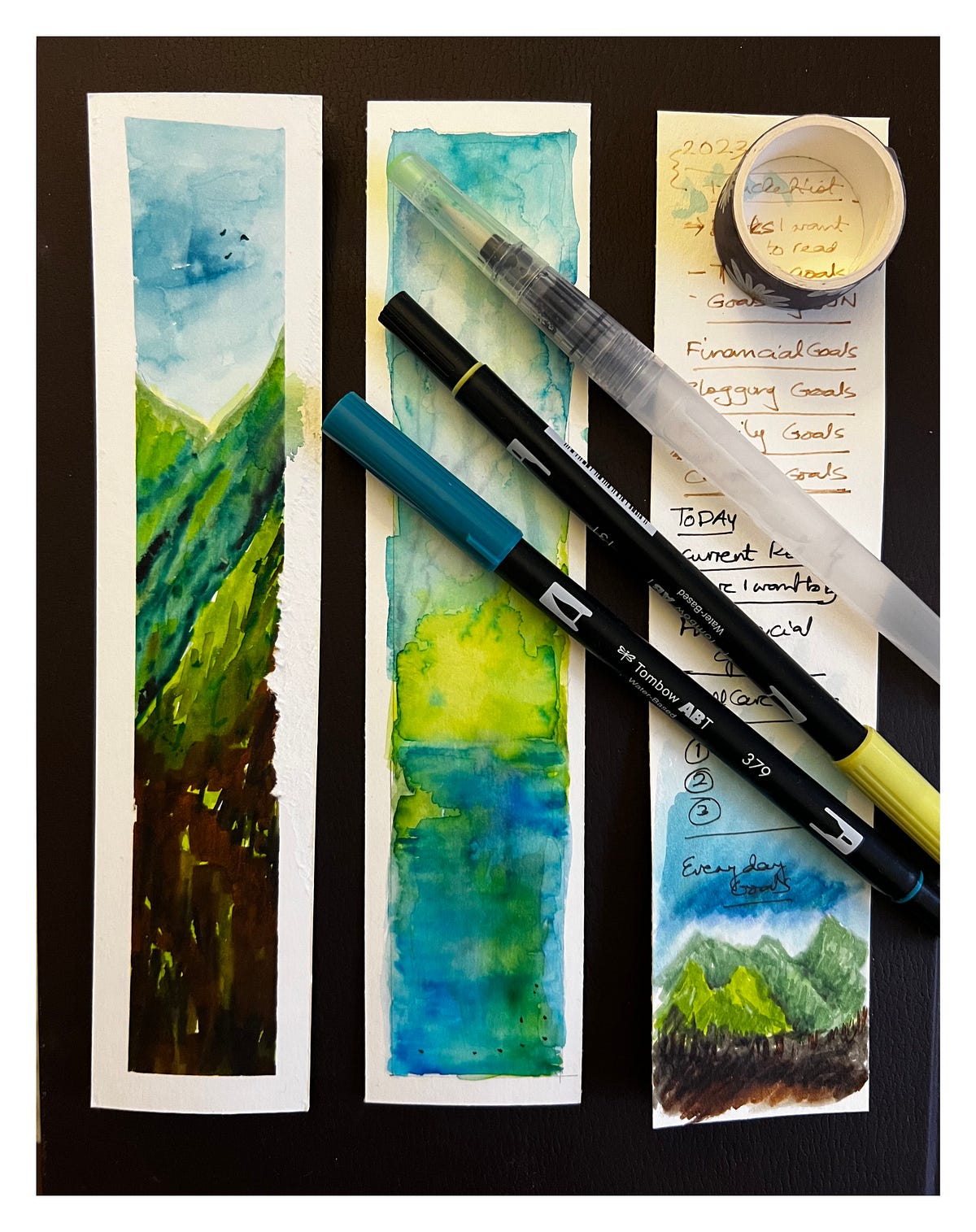 Tombow landscape markers for Plein air | Medium