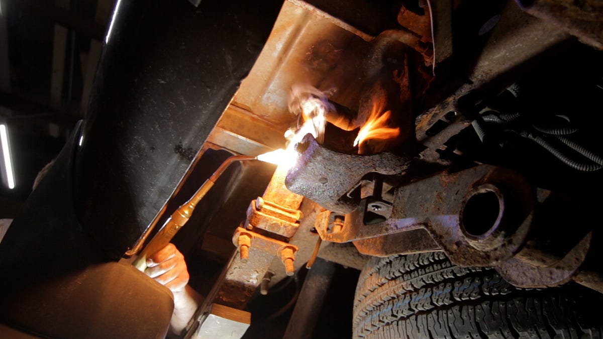 Replacing the rear shackle on my old truck literally changed me forever ...