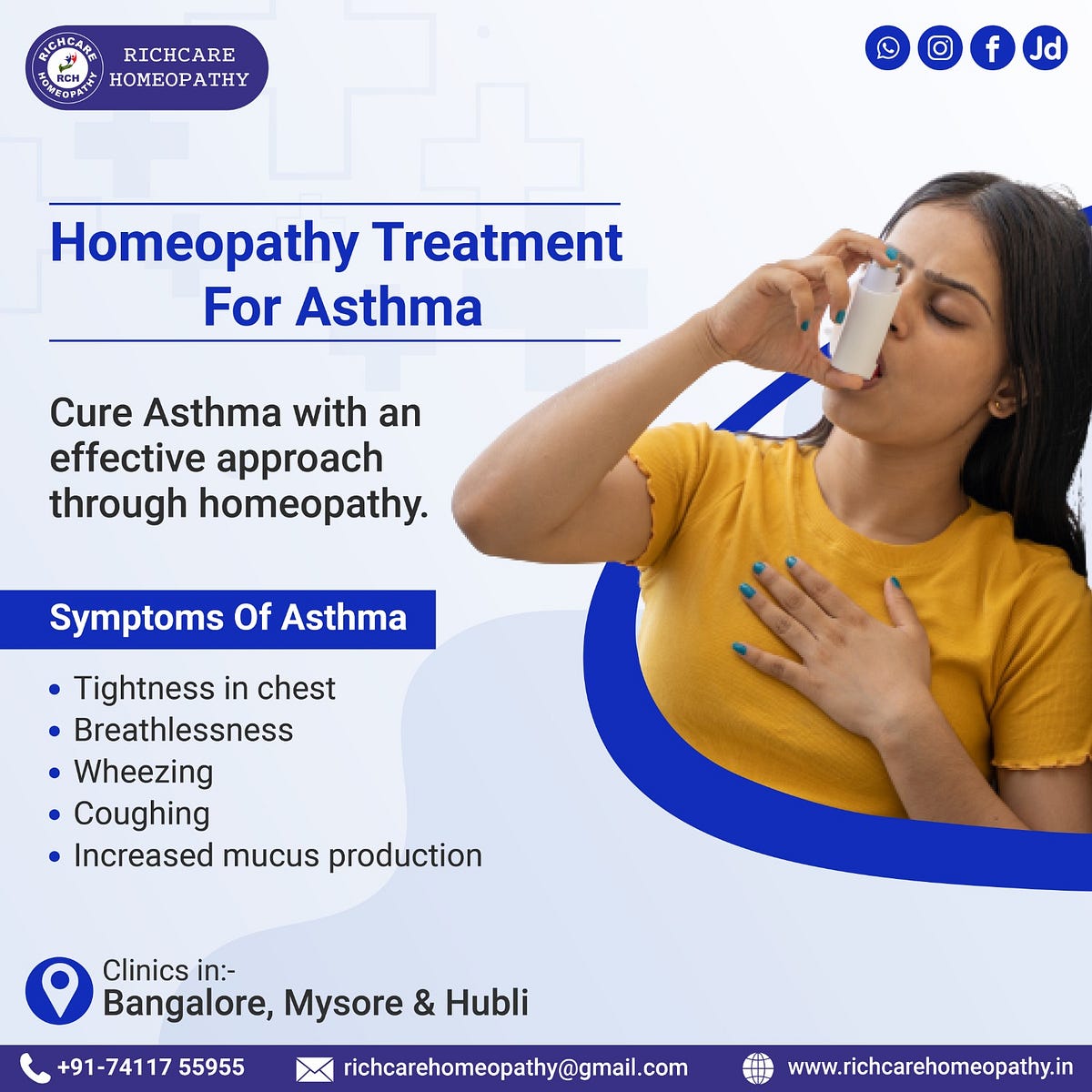 Signs and symptoms of Asthama - RichCareHomeopathy - Medium