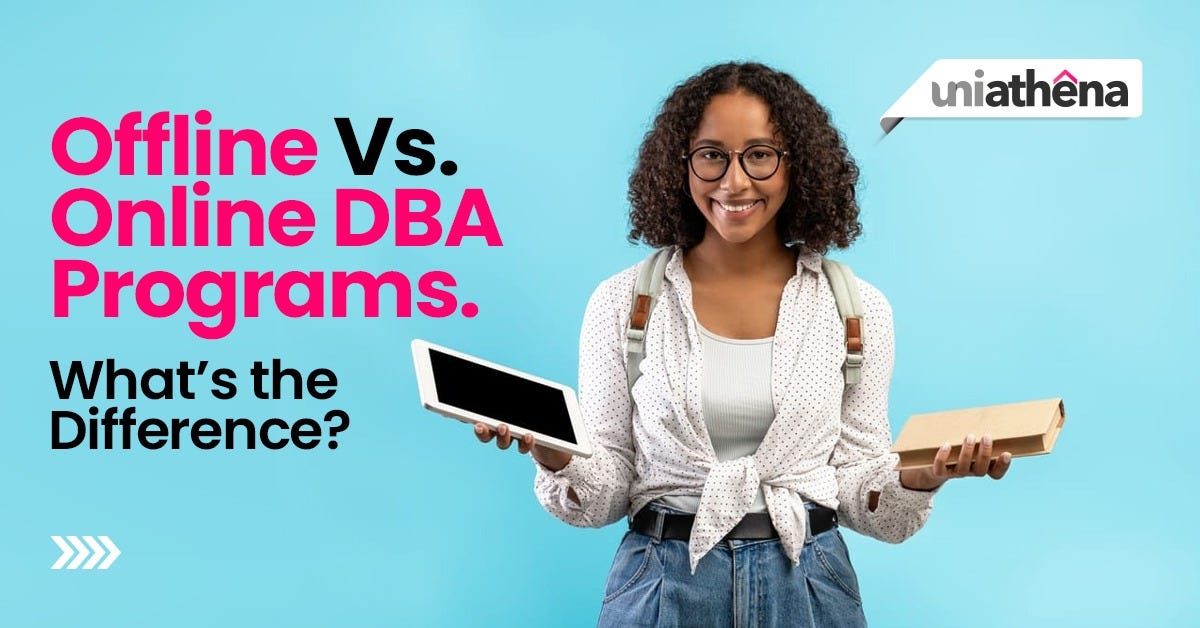 Offline Vs. Online DBA Programs: What’s the Difference? | by UniAthena ...