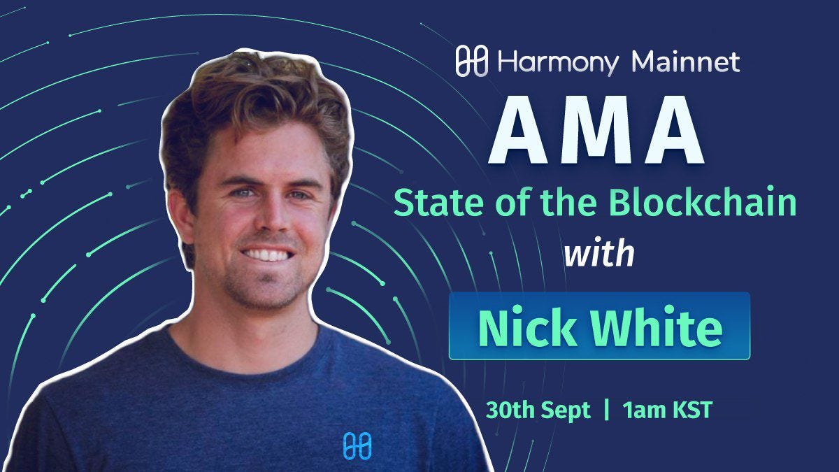Mainnet AMA Series (Transcript)- Nick White- State of the Blockchain ...