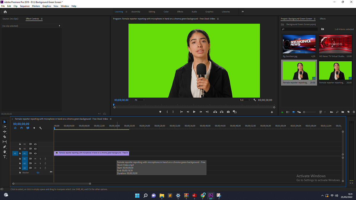 Pemberian Background Dengan Menerapkan Green Screen | Audio Video ...
