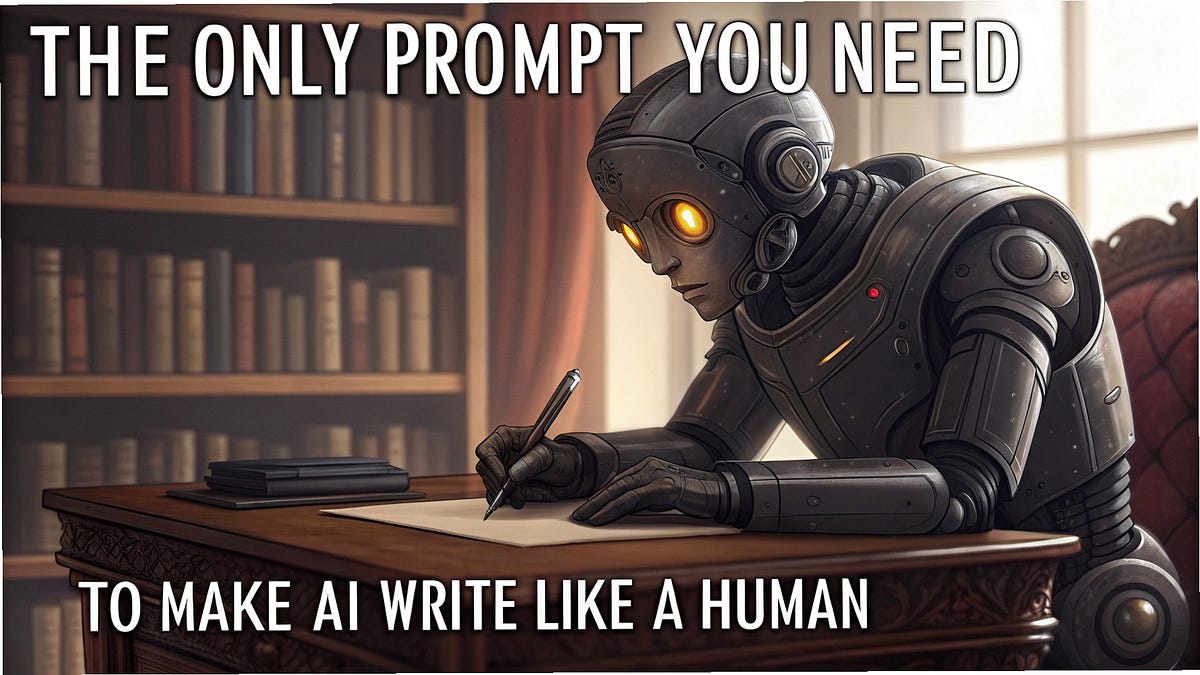 The Only Prompt You Need for Human-Like Writing | by A.Rehman | Readers ...