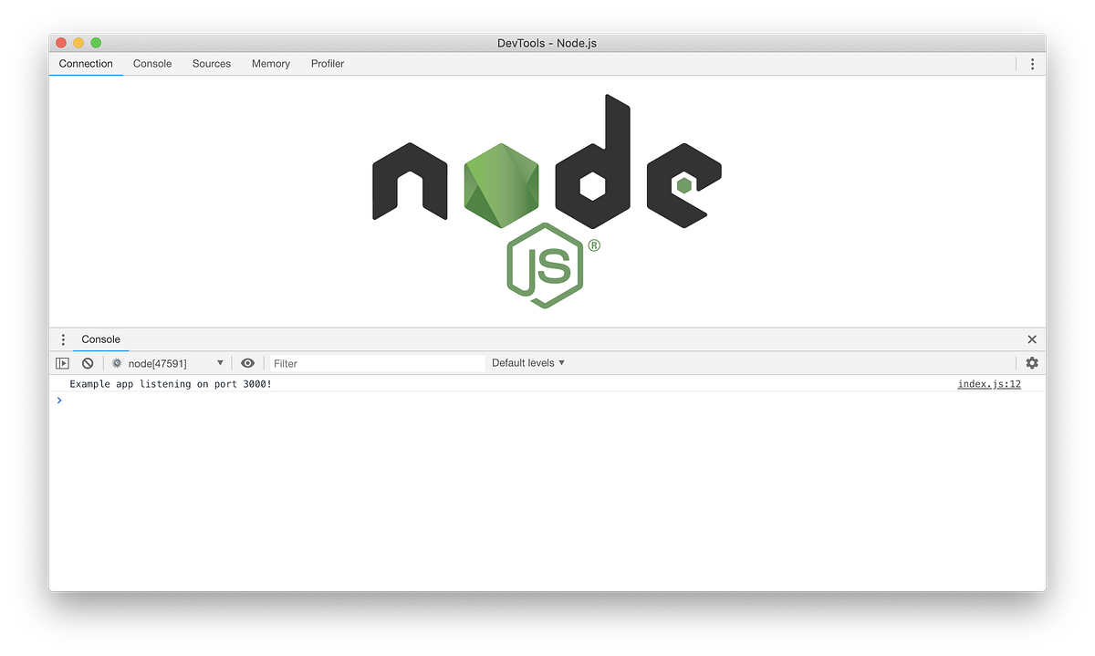 Debugging NodeJS with Chrome Inspector (DevTools) | by Thiago Bernardes | Medium