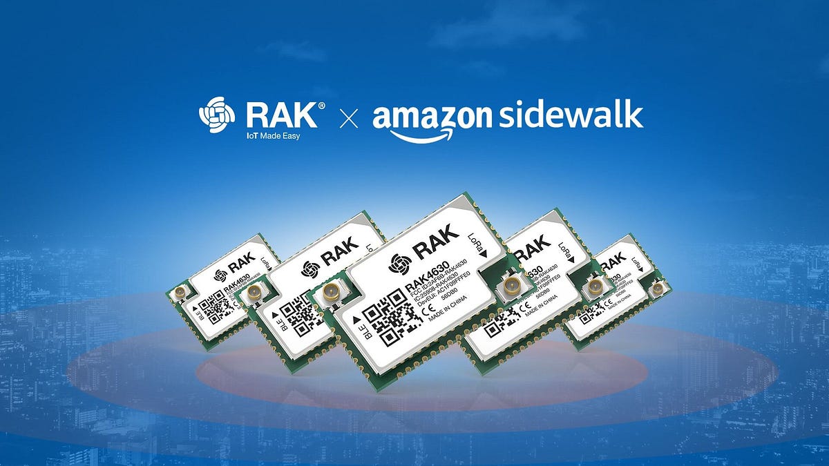 RAKwireless Launches RAK4630 Module for Amazon Sidewalk: Advancing IoT ...