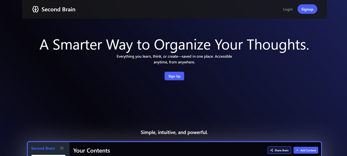 Building Second Brain — Tech Stack & Architecture Behind the App | by ...