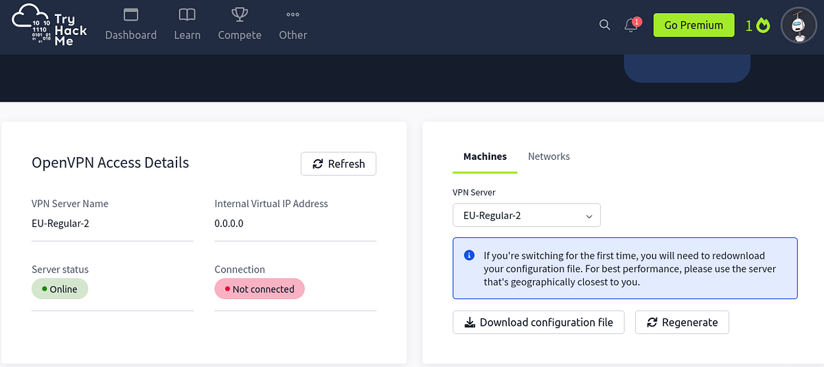 Connect to TryHackME using Openvpn (Kali Linux) | by Mustafa İkbal Yaşar | Medium