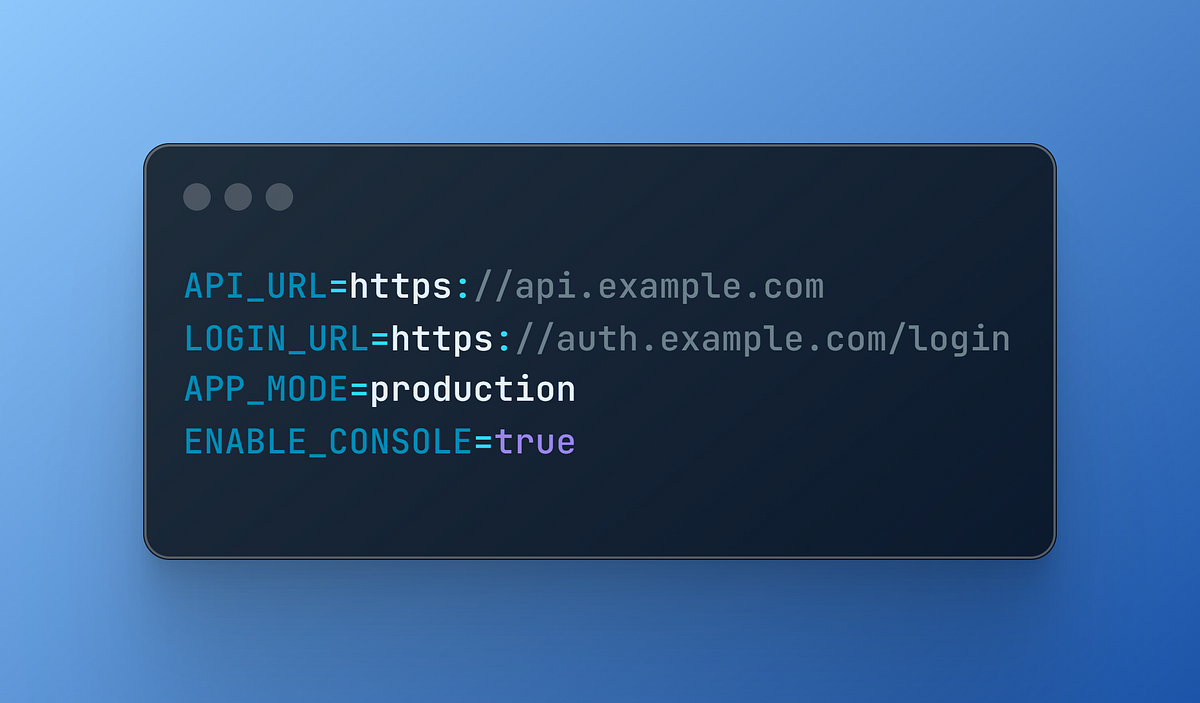 Runtime Environment Variables in Angular Using .env and window.env | by Vijayamarnath | Medium