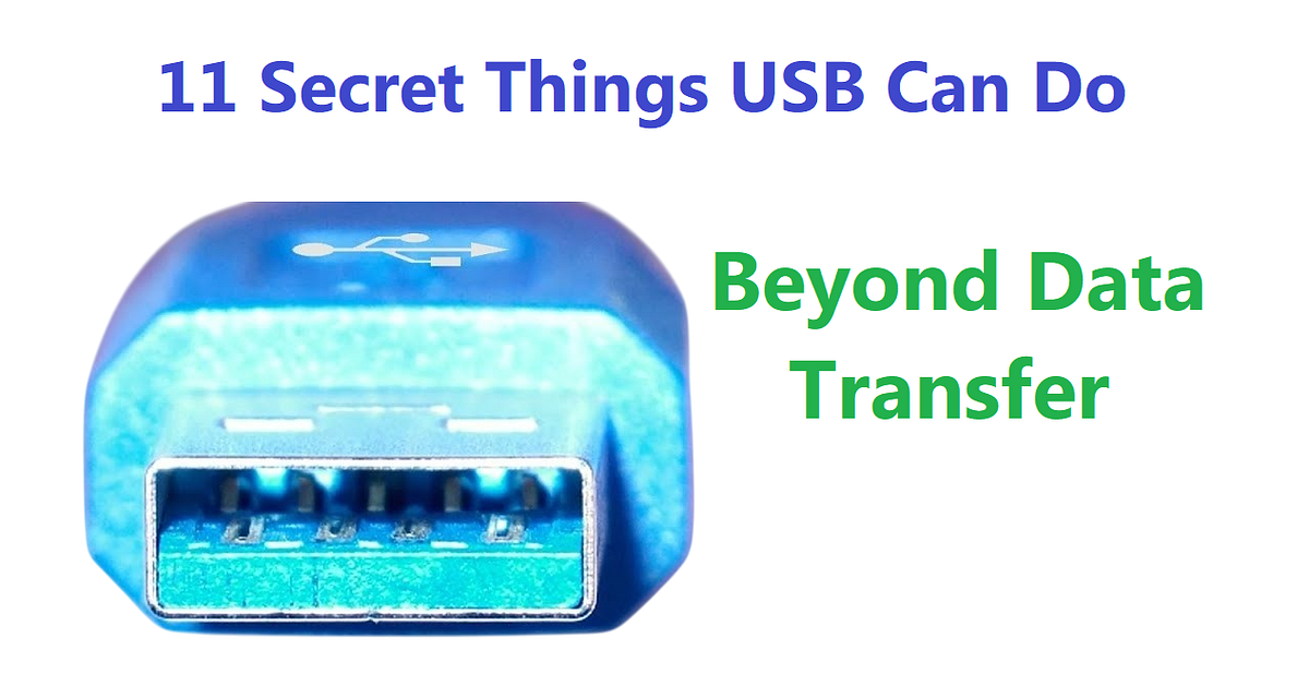 11 Smart Uses for USB Drives That Go Way Beyond File Storage | by ...