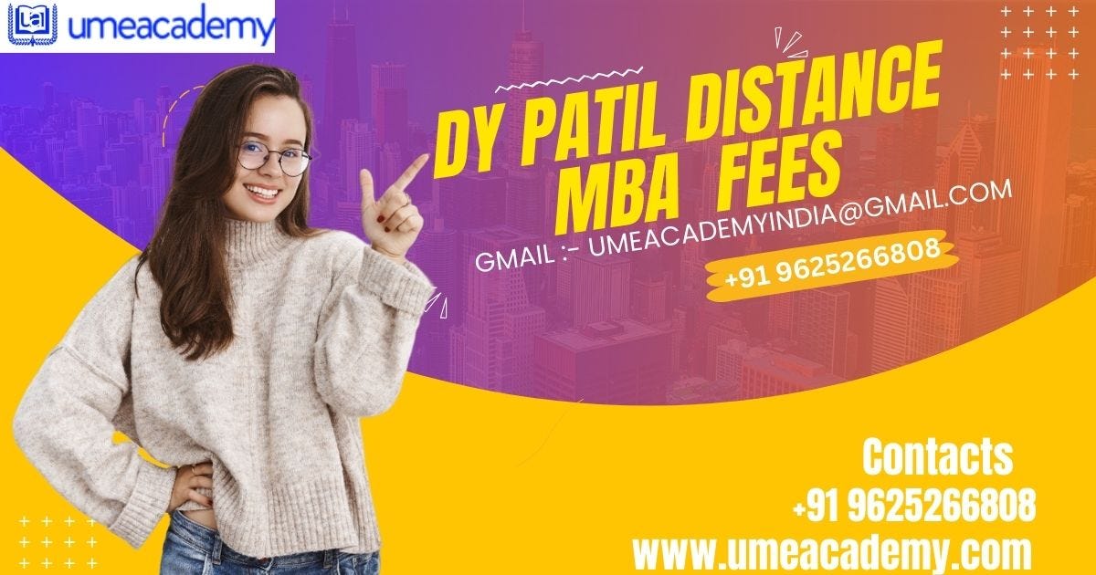 Dy Patil Distance MBA Fees - Vinay - Medium