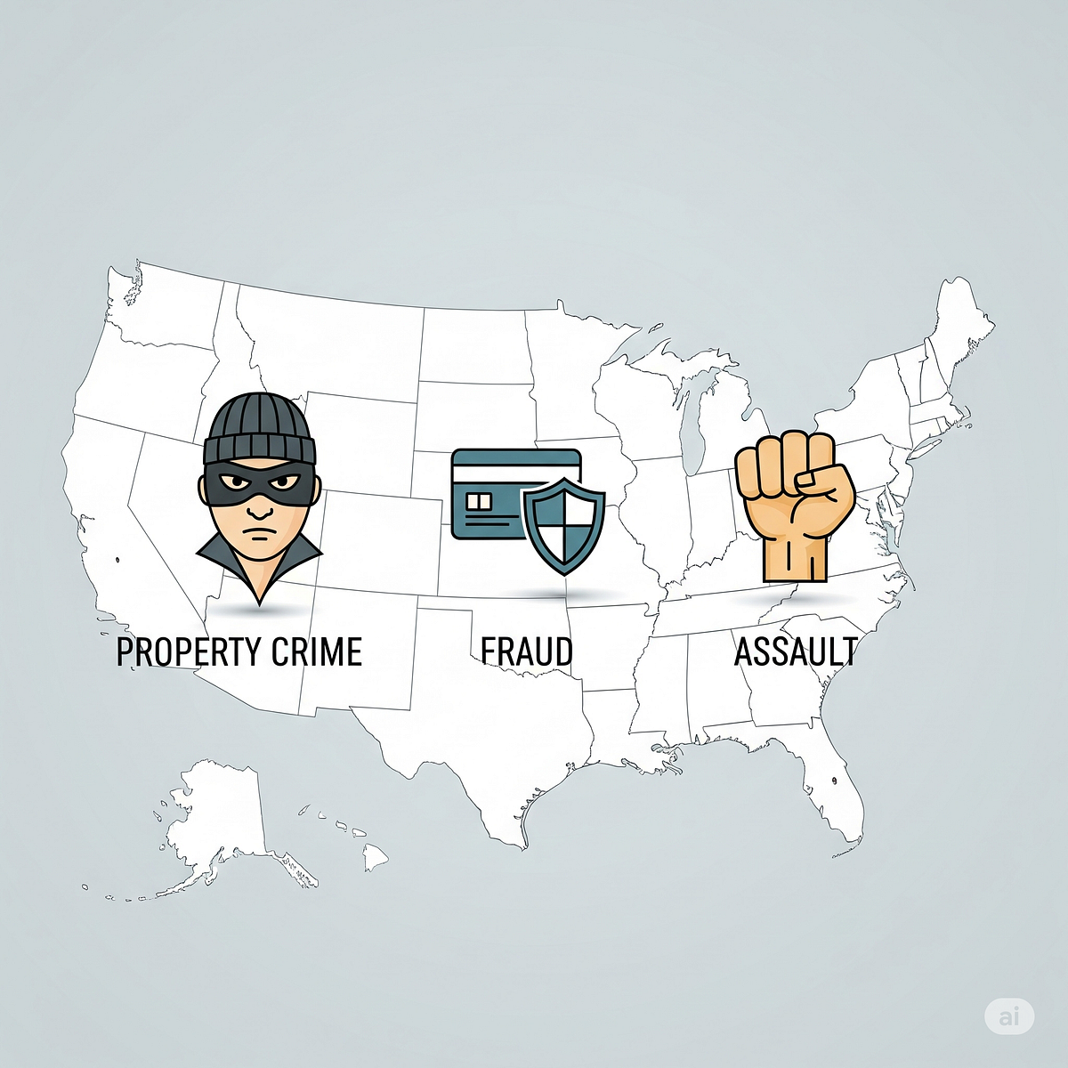 🇺🇸🚨 Top 3 Most Frequent Crimes in the United States — 2025 Edition | by ...
