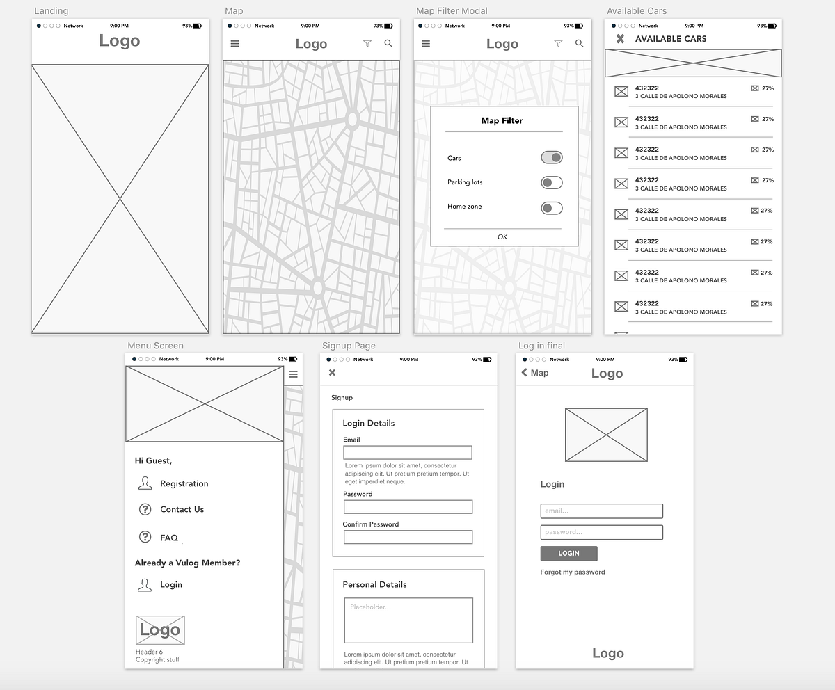 Wireframing Challenge. At first I found it extremely difficult… | by ...