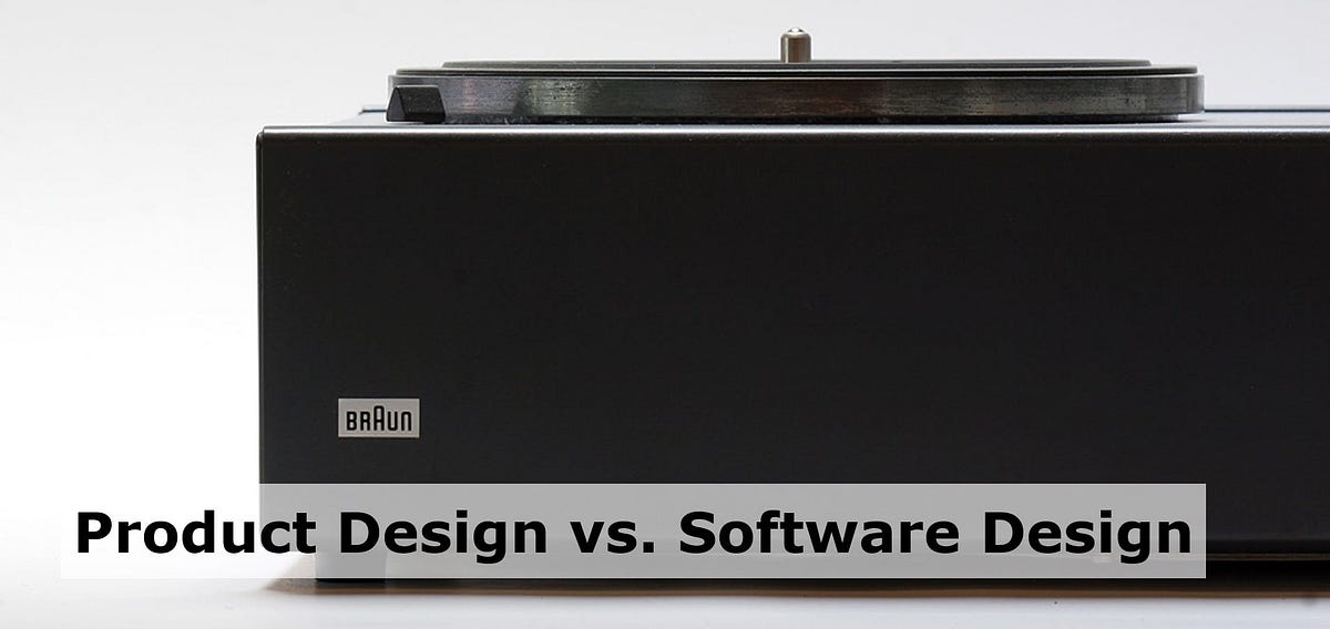 Product Design vs. Software Design | by Thilo Hermann | Analogies between IT and the real world ...