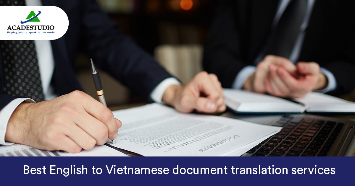 Best English to Vietnamese document translation services | by John Carl ...