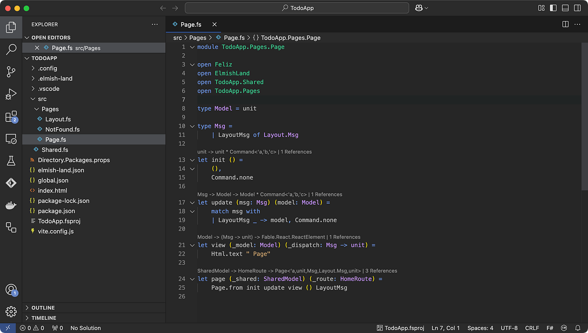 Creating a to-do app with Elmish Land | by Kristofer Löfberg | Jan, 2025 | Medium