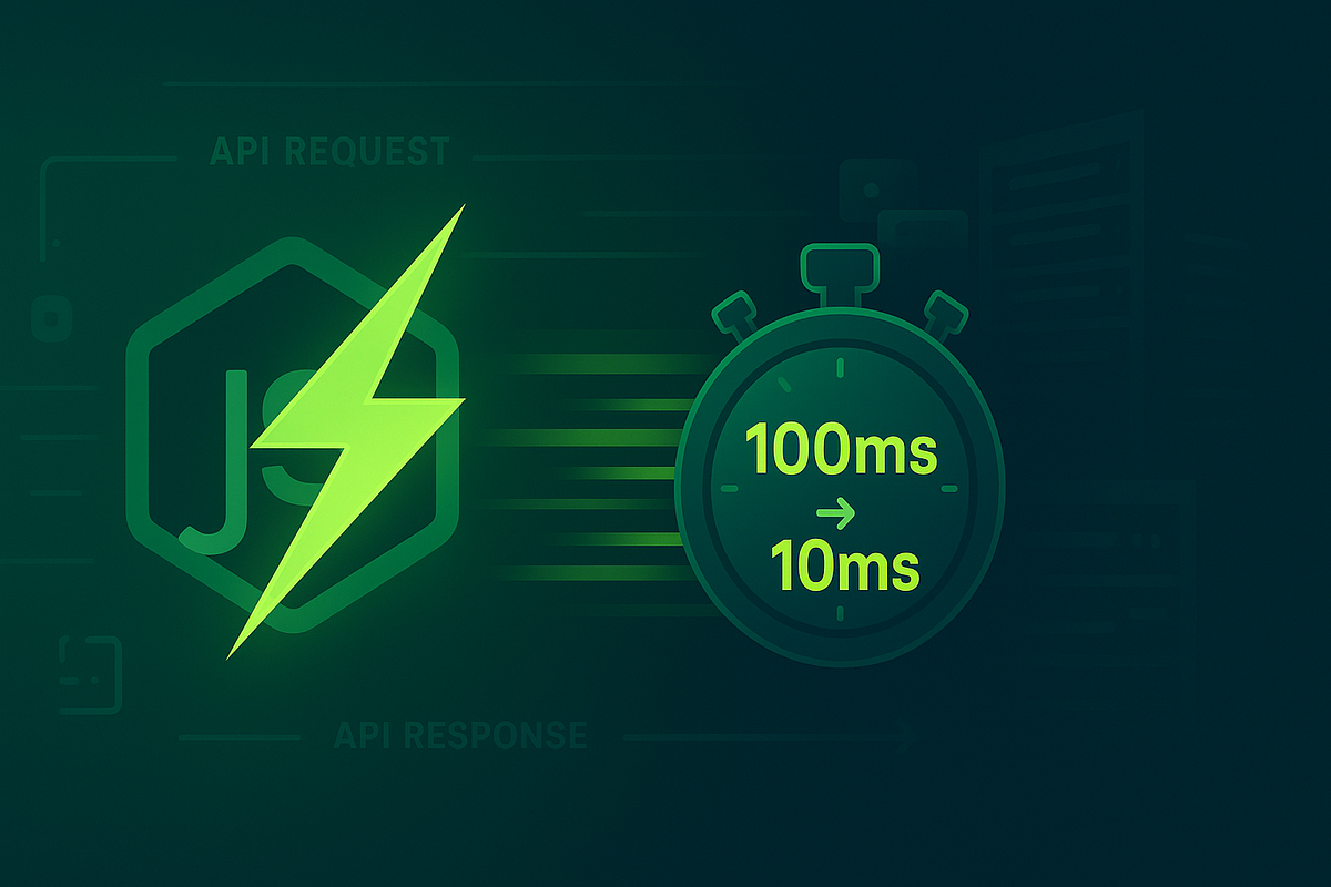 From 100ms to 10ms: Optimizing Node.js APIs for Lightning Response Times | by Nikulsinh Rajput ...