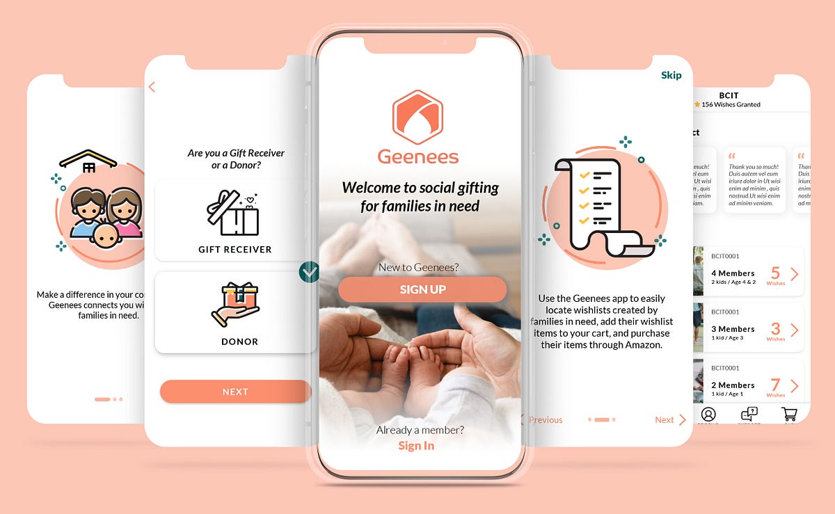 Social Geenees-Redesign of the app to match a new target audience and ...