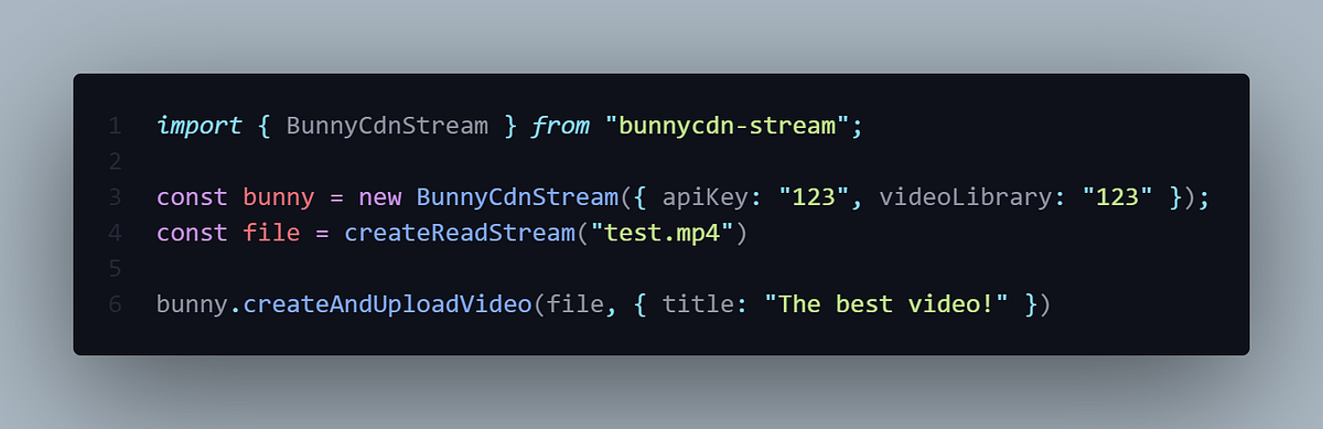 How to level up your NodeJS application with the BunnyCDN Stream API | by DanCodes | Medium