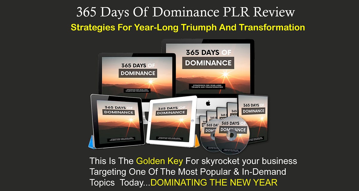 365 Days of Dominance Review || Strategies for Year-Long Triumph & Transformation - Akhilias ...