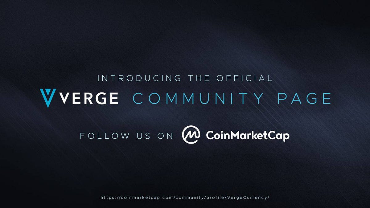 Verge Currency Takes Center Stage on CoinMarketCap: A Gateway to ...
