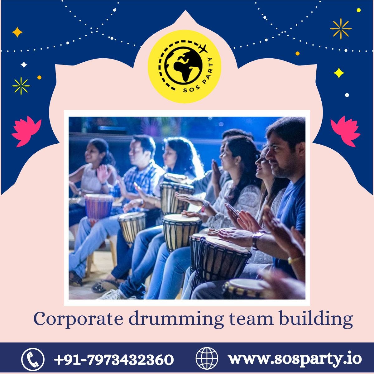 Corporate drumming team building - Stay on skill - Medium