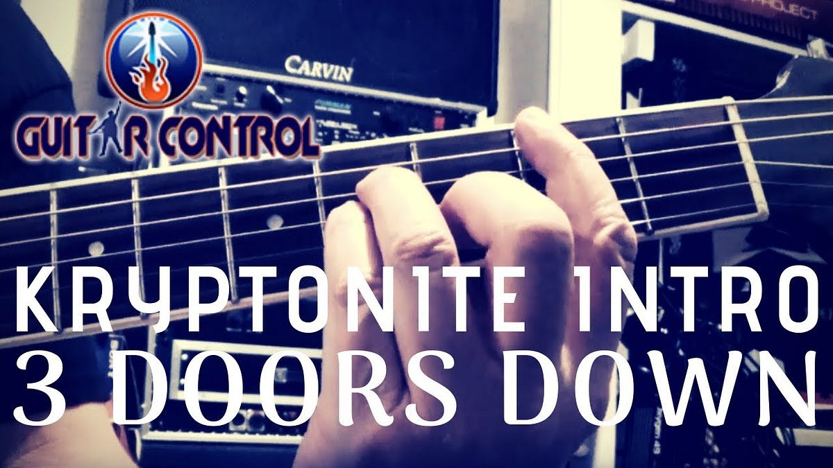 How To Play The Intro From Kryptonite By 3 Doors Down — Easy Acoustic ...